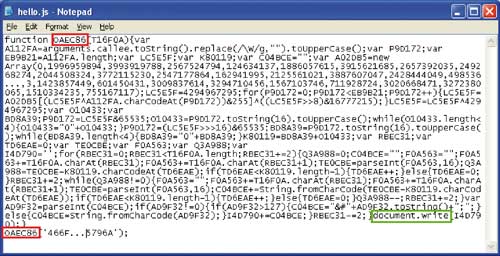 Ofuscación de Código Dinámica | SG Buzz